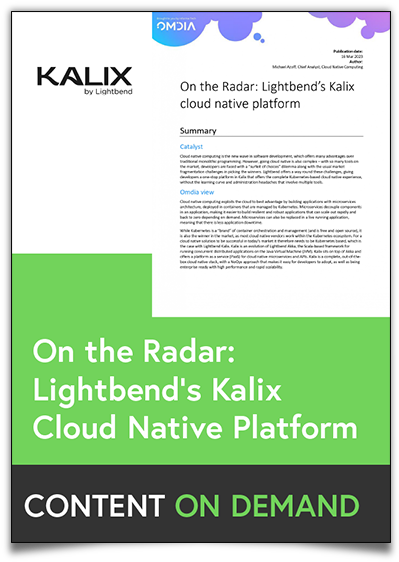 On the Radar: Lightbend’s Kalix Cloud Native Platform - Datanami On the Radar: Lightbend’s Kalix Cloud Native Platform - Datanami